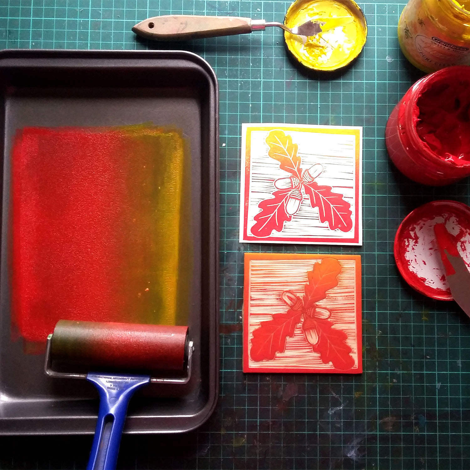Lino printing for beginners workshop – Crafts for Wellbeing