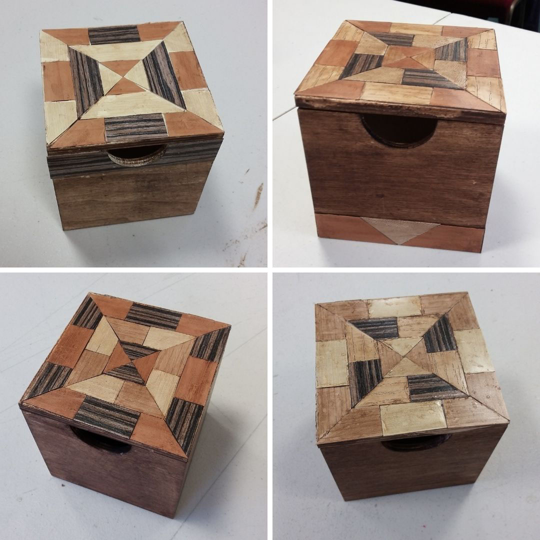Student Showcase: Faux Marquetry Box workshop – Crafts for Wellbeing