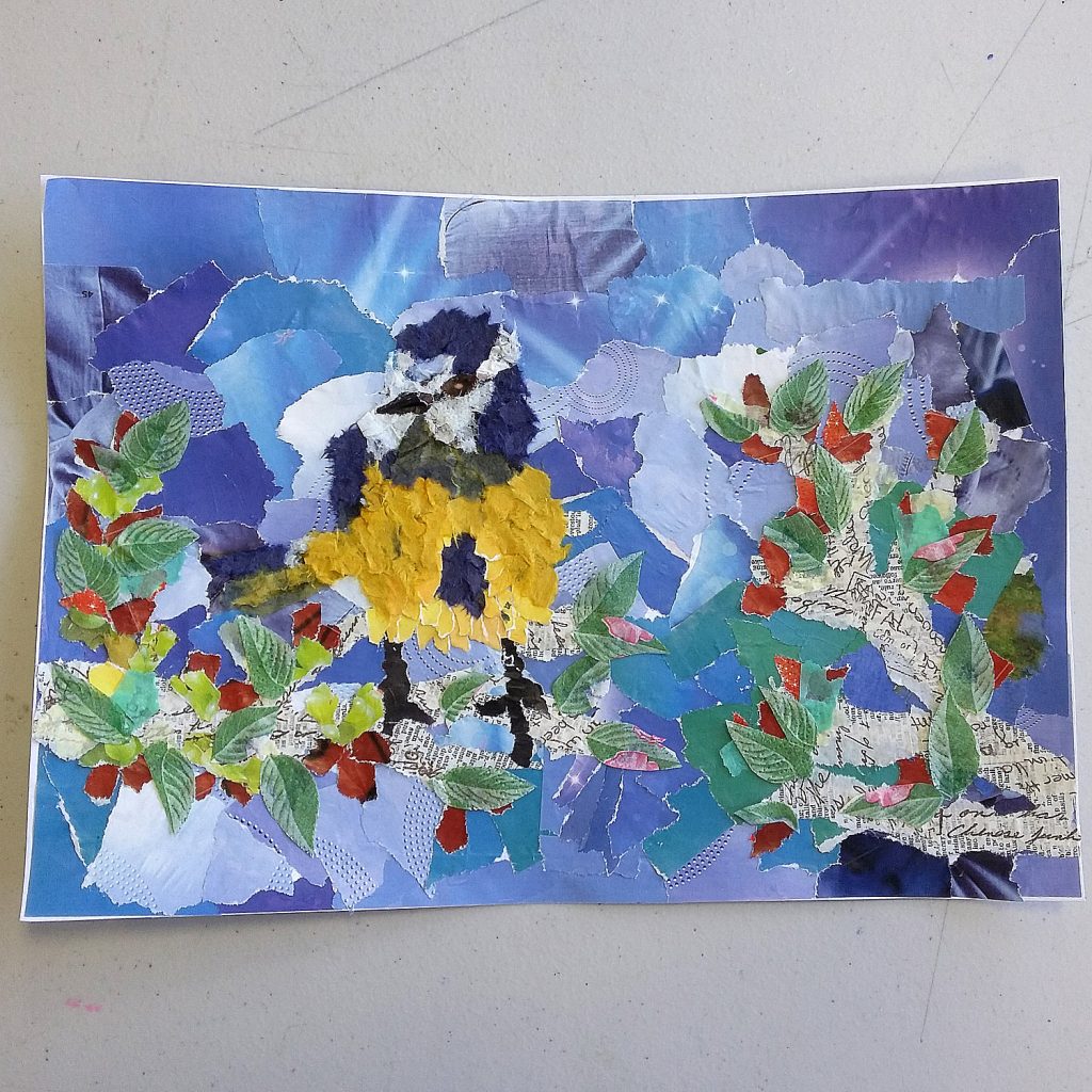 Student Showcase: Collaged Landscapes – Crafts for Wellbeing