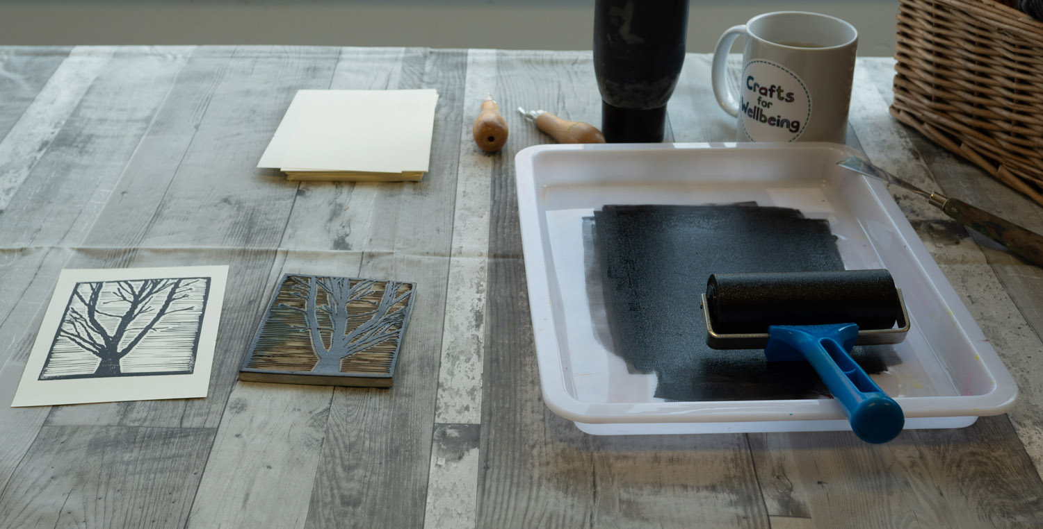 Lino printing for beginners workshop – Crafts for Wellbeing