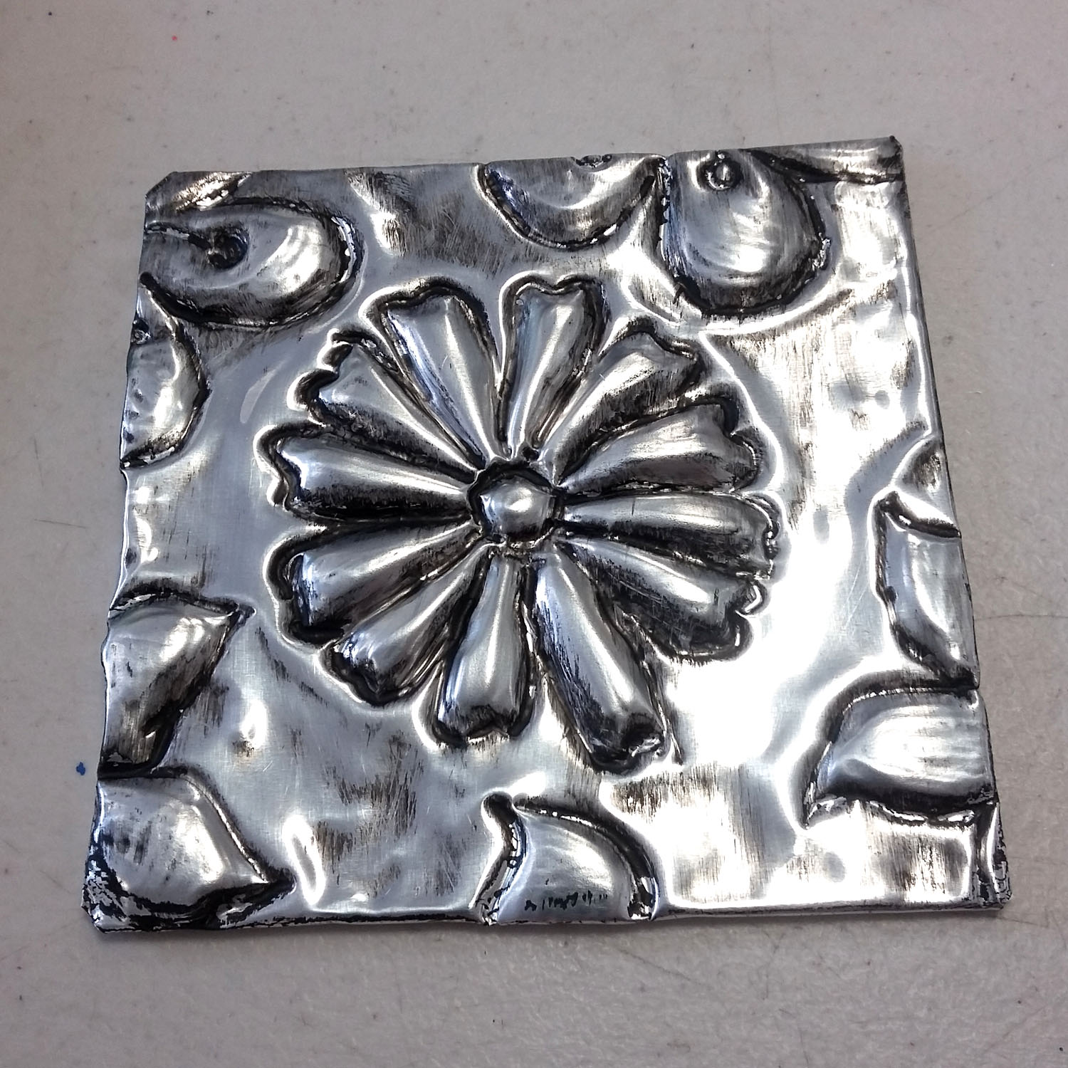 Student Showcase: Metal embossing – beginners – Crafts for Wellbeing