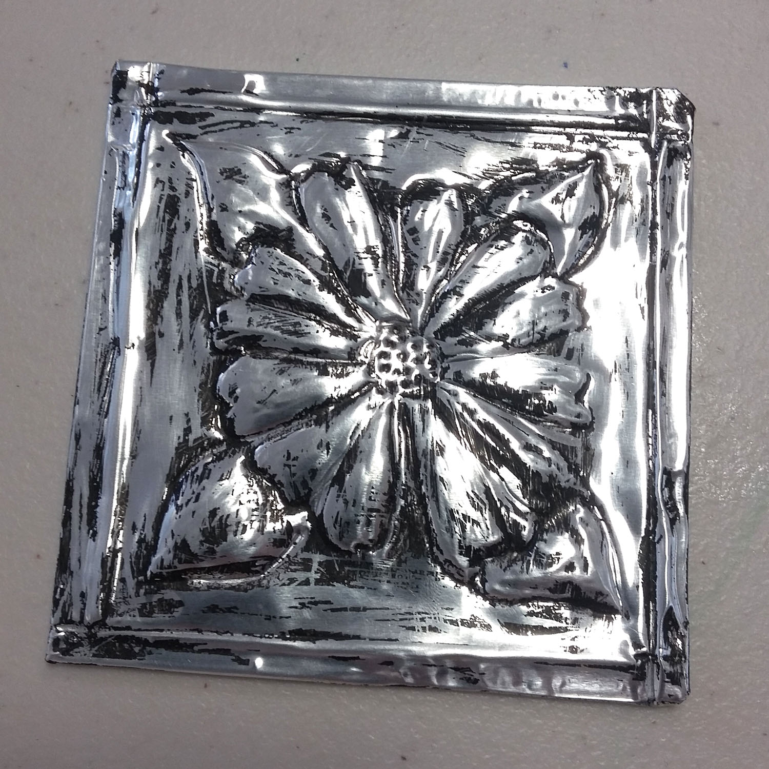 Student Showcase: Metal embossing – beginners – Crafts for Wellbeing