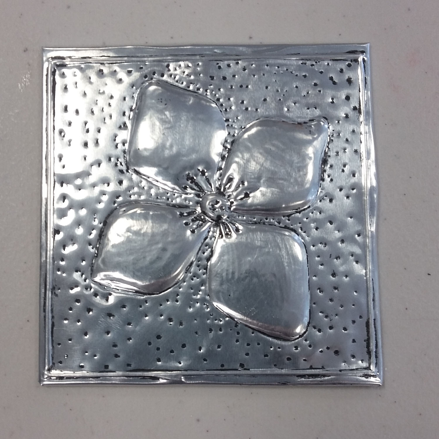 Student Showcase: Metal embossing – beginners – Crafts for Wellbeing