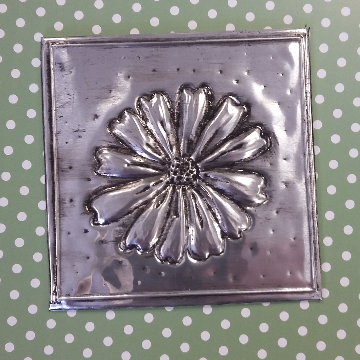 Student Showcase: Metal embossing – beginners – Crafts for Wellbeing
