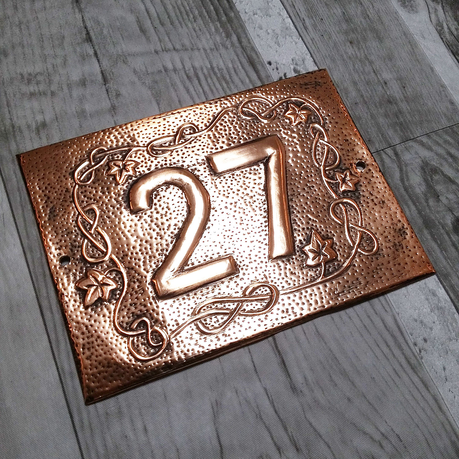Metal Embossed House Number Workshop – Crafts for Wellbeing