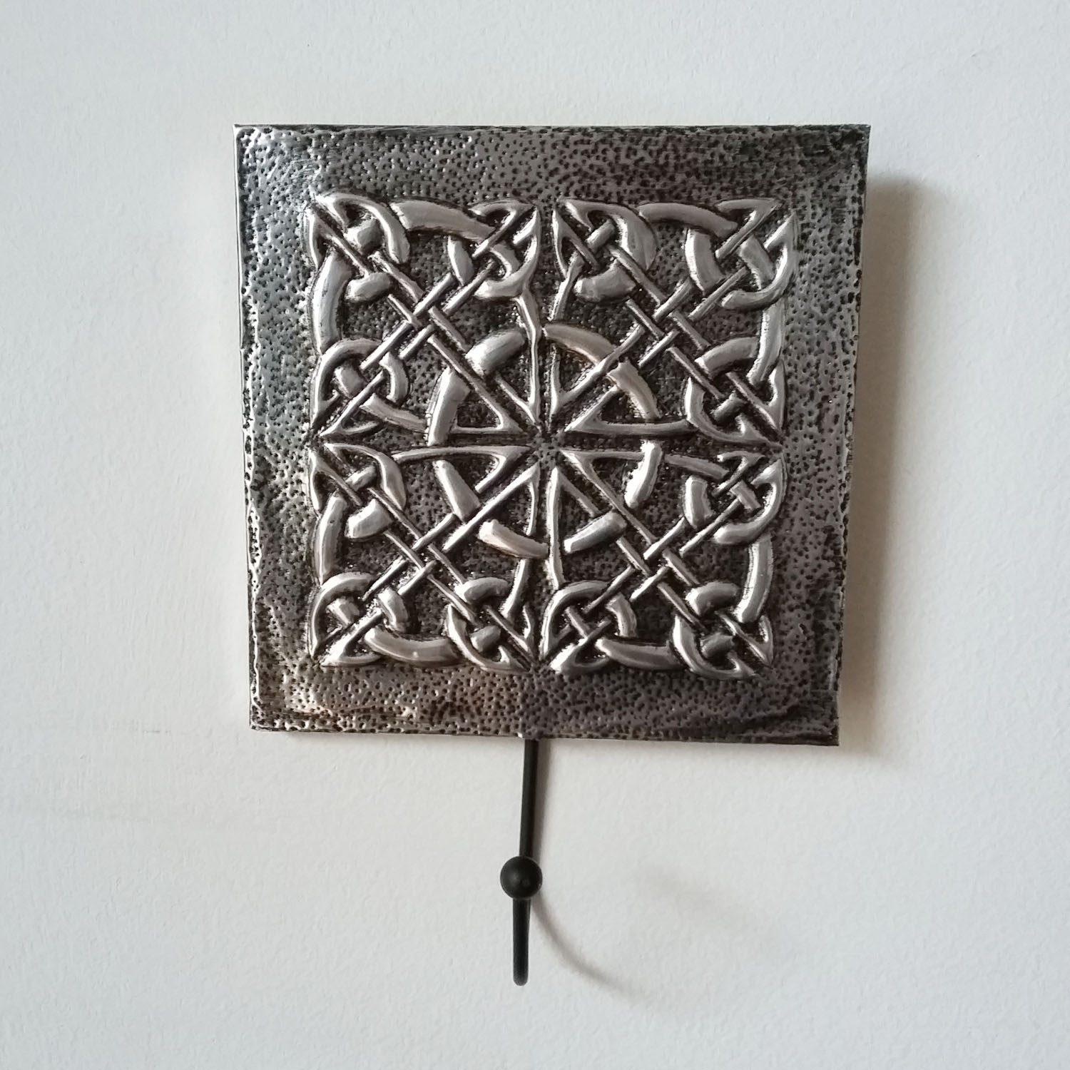 Finished Craft Project: Metal Embossed Key Holder – Crafts for Wellbeing