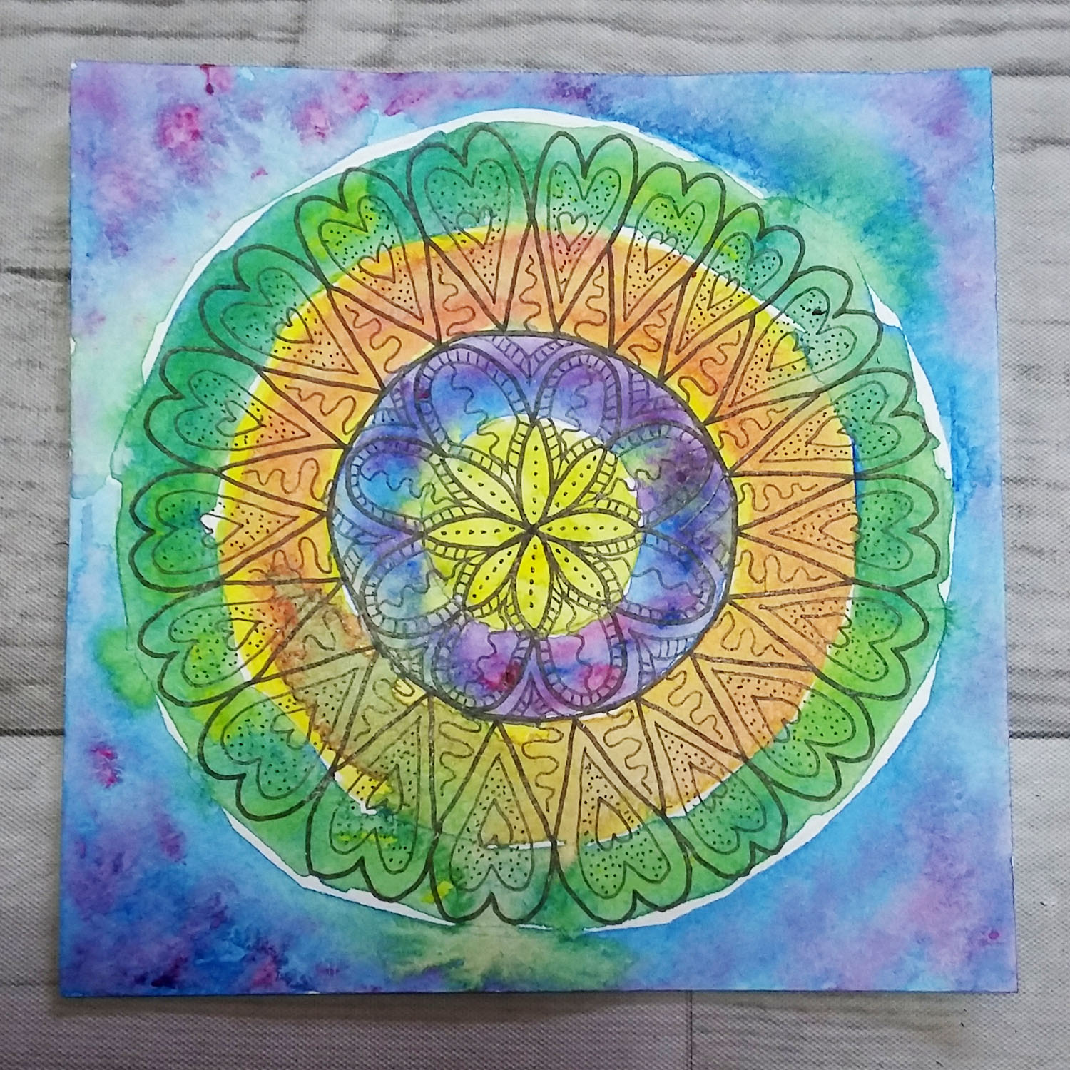 Mindful Messy Mandalas Workshop – Crafts for Wellbeing