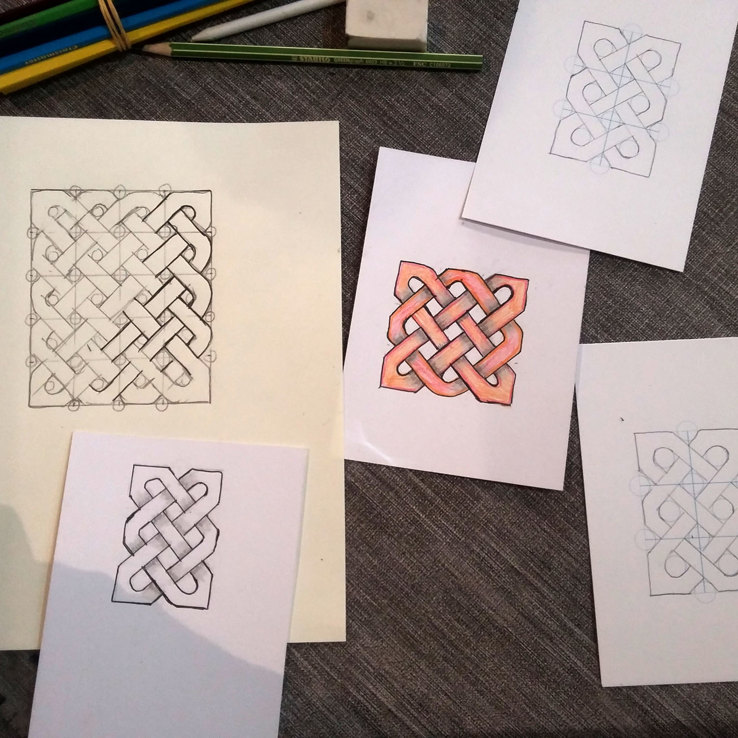 Introduction to Drawing Celtic Knots – Crafts for Wellbeing