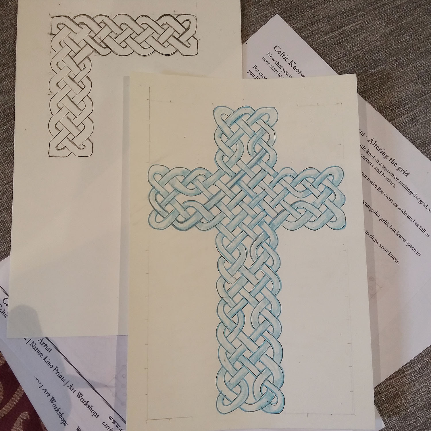 Student Showcase: Celtic Knotwork Drawing for Beginners Workshop ...