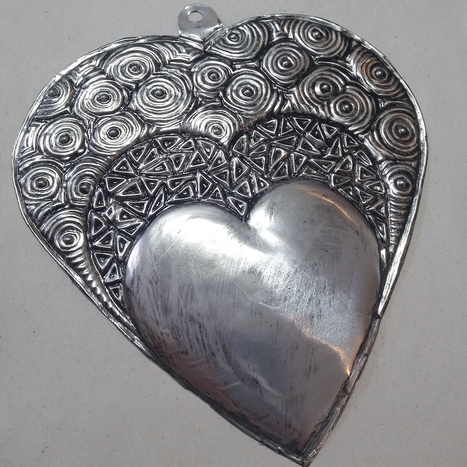 Metal embossed heart workshop – Crafts for Wellbeing